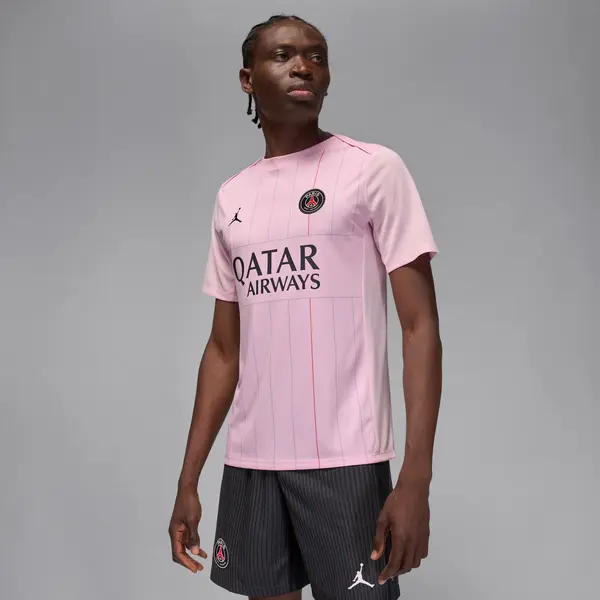JORDAN Paris Saint-germain Academy Pro Fourth Dri-fit Soccer Pre-match Top - Pink