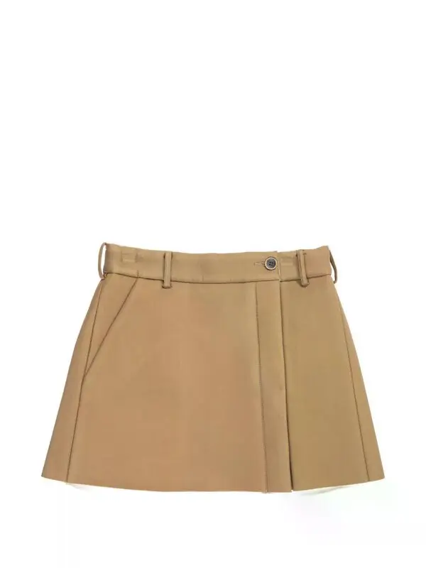 UMA WANG Pleated Mini Skirt