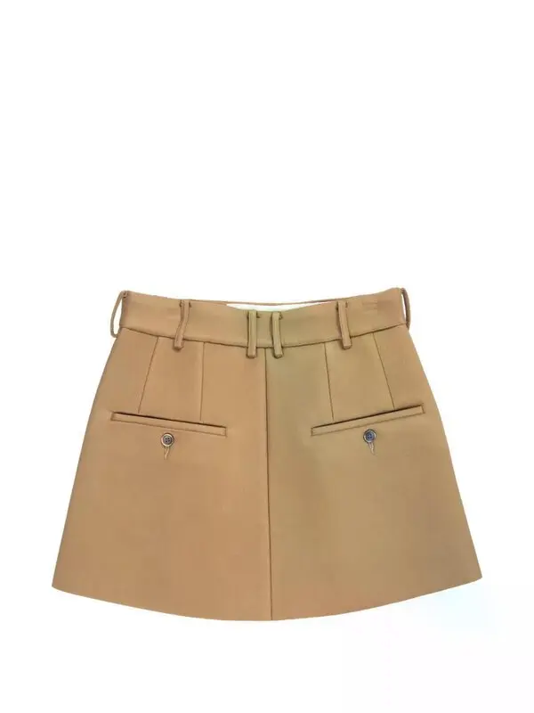 UMA WANG Pleated Mini Skirt