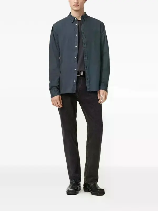 ALLSAINTS Hawthorne Buttoned Shirt - Blue
