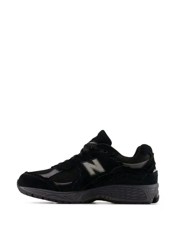 NEW BALANCE 2002r Suede Panelled Sneakers - Black