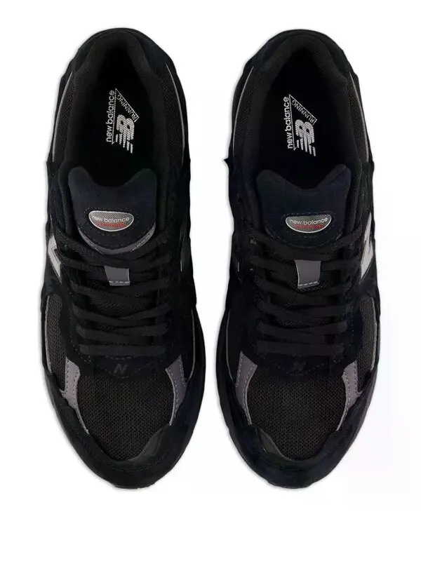 NEW BALANCE 2002r Suede Panelled Sneakers - Black