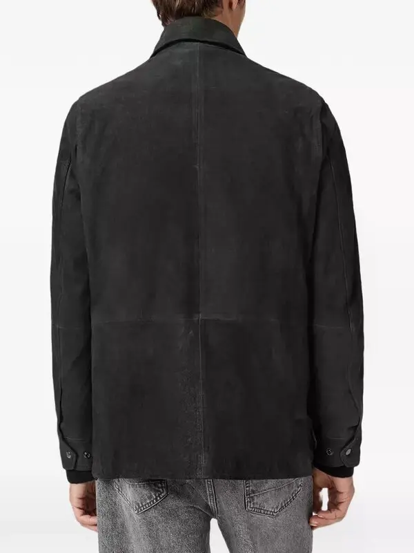 ALLSAINTS Bolton Waxed Suede Coat