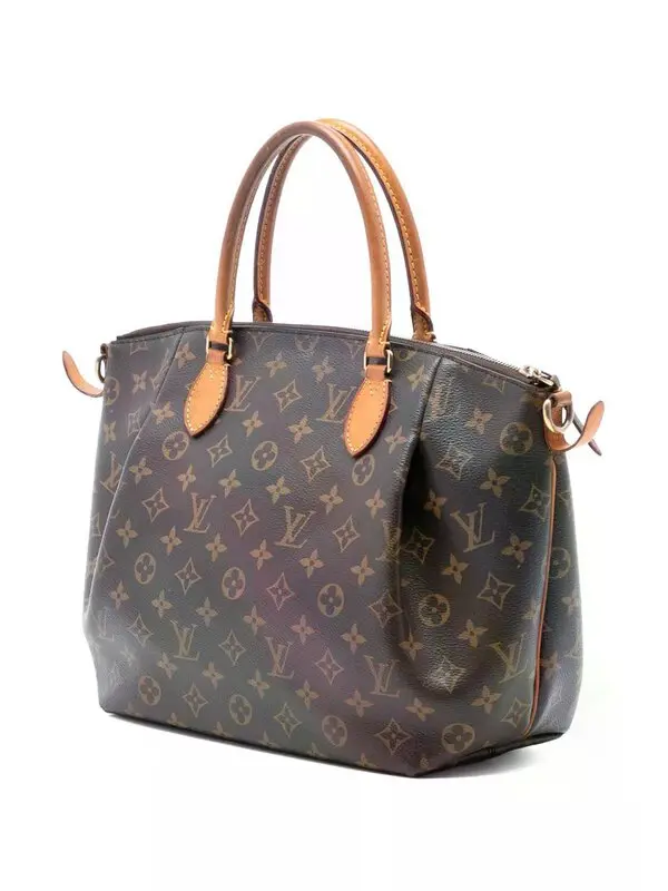 LOUIS VUITTON 2015 Monogram Turenne Mm Satchel - Brown