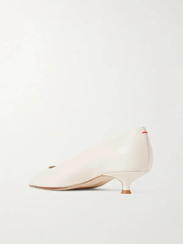 AeydĒ Cari Leather Pumps - Neutrals