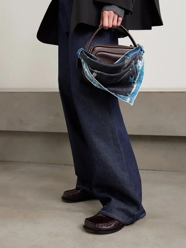 Acne Studios Printed Silk Scarf