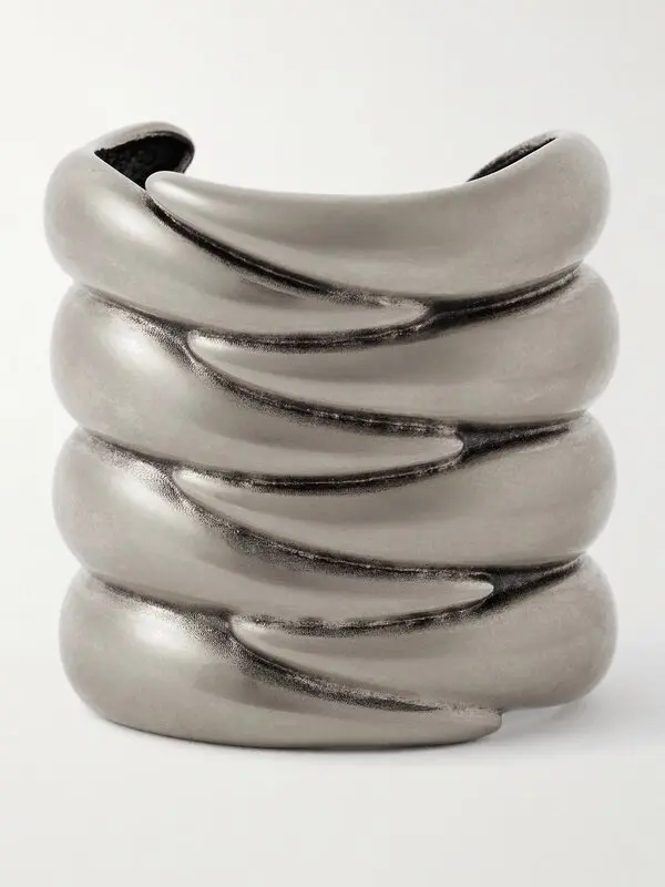 Khaite Cyclone Tone Cuff - Silver