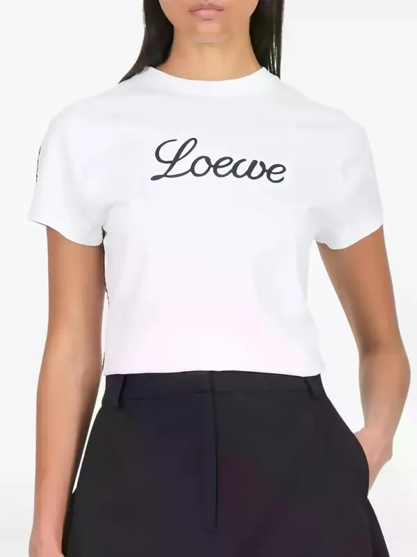 Loewe Logo-embroidered T-shirt