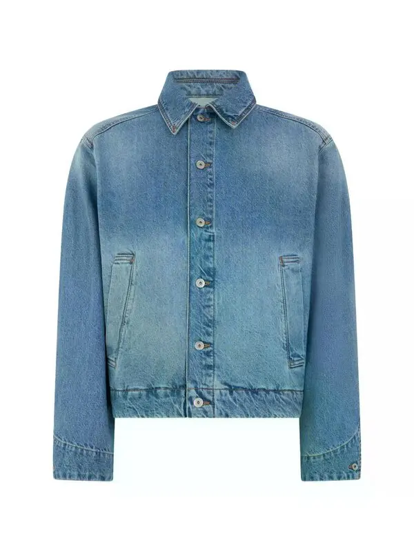 Jacquemus Denim Point-collar Jacket - Blue