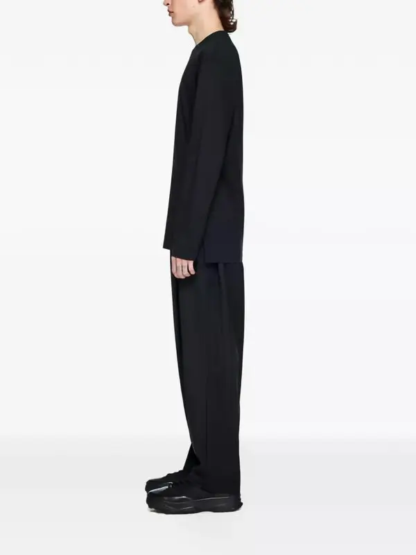 Y3 Graphic Long-sleeved T-shirt - Black