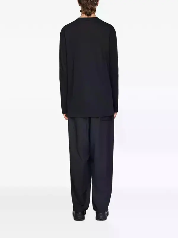 Y3 Graphic Long-sleeved T-shirt - Black
