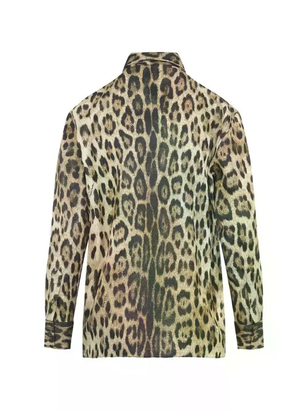 Roberto Cavalli Leopard-print Shirt