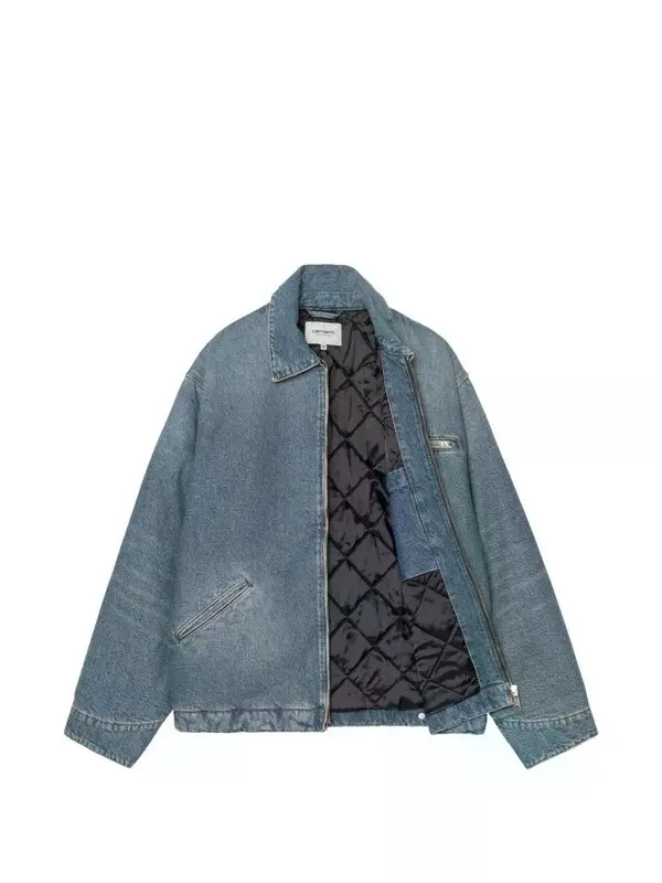Carhartt Work In Progress Denim Zip Jacket - Blue