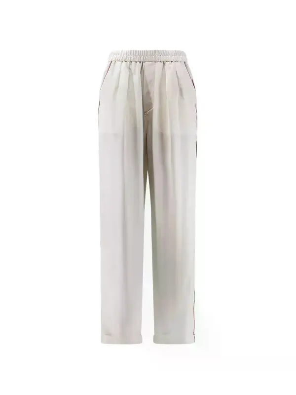 TOM FORD Silk Trousers - Grey