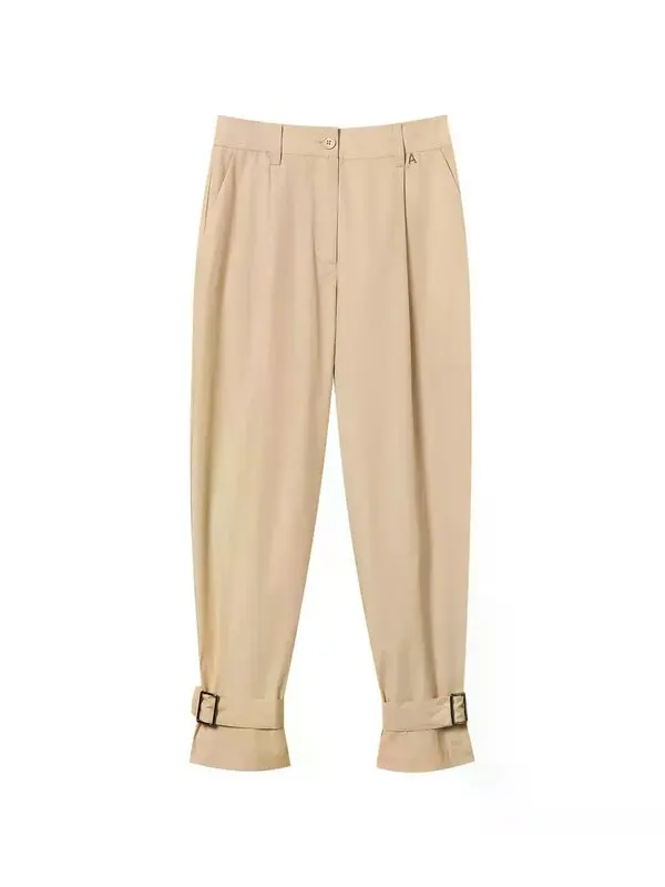 TWINSET Tailored Trousers With Buckled Straps