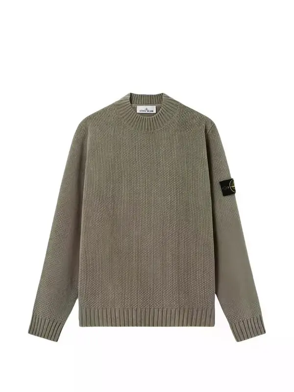 Stone Island Textured Crew-neck Sweater