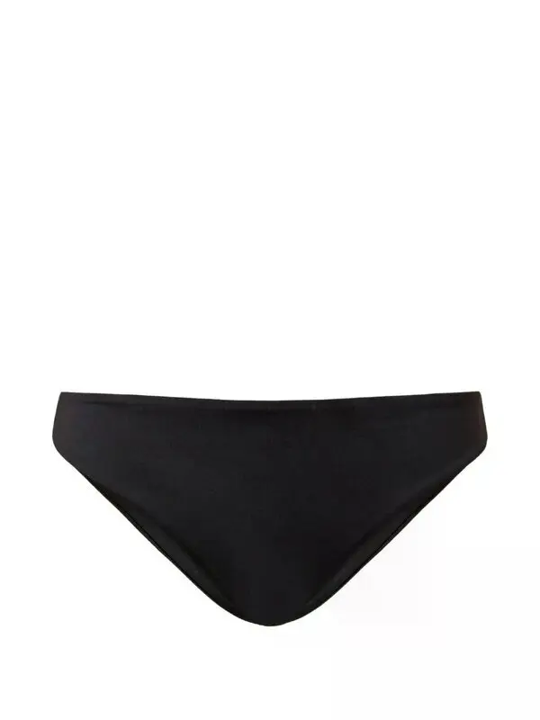 TWINSET Logo Detail Bikini Bottom - Black