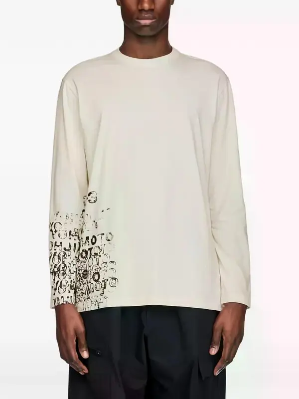Y3 Print Long-sleeve T-shirt