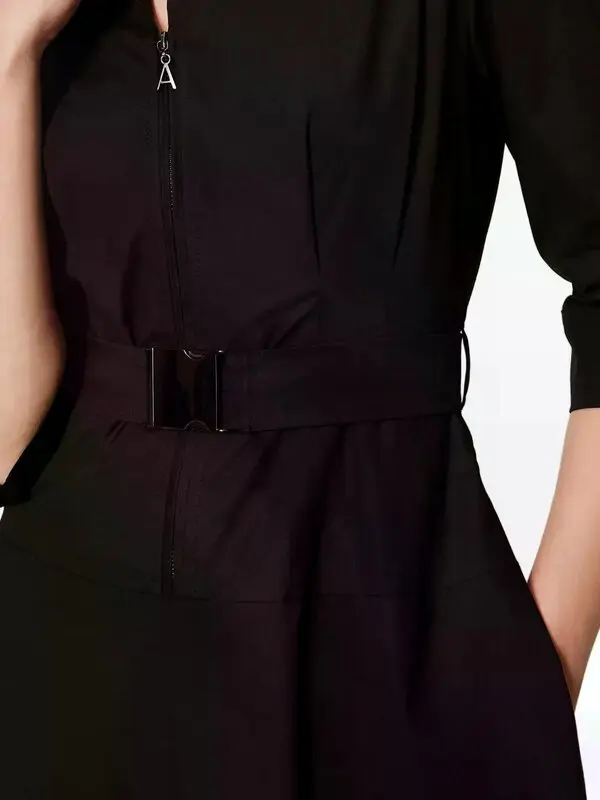 TWINSET Long Poplin Dress With Belt