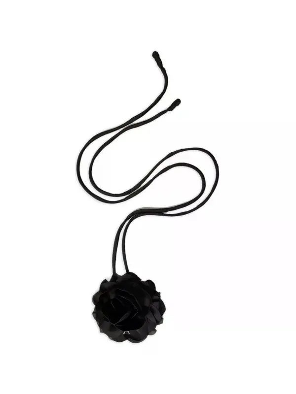 TWINSET Floral-appliqué Choker - Black