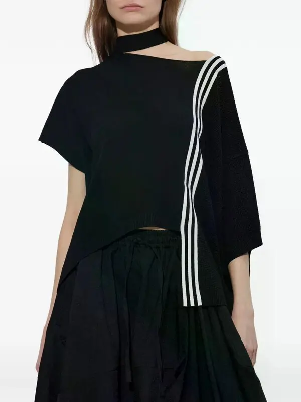 Y3 Three-stripe Cut-out T-shirt