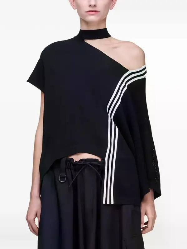 Y3 Three-stripe Cut-out T-shirt