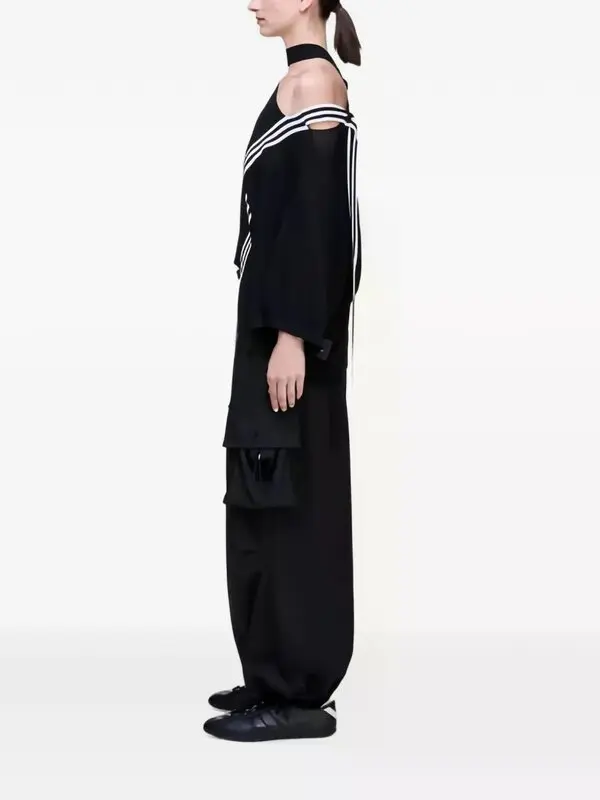 Y3 Three-stripe Cut-out T-shirt