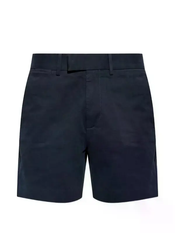 TOM FORD Belt Loop Denim Shorts - Blue