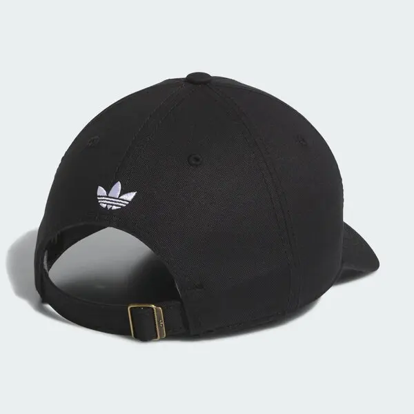 Adidas Relaxed Trefoil Strapback Cap - Black / White