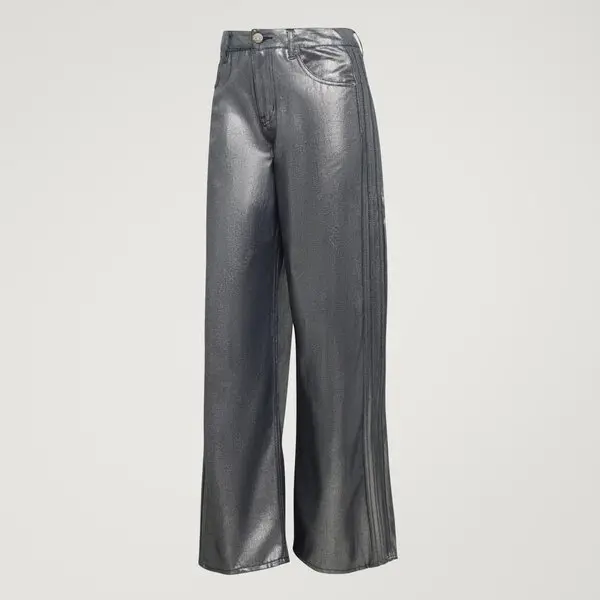 Adidas Firebird Track Pants Denim Silver - Silver Metallic