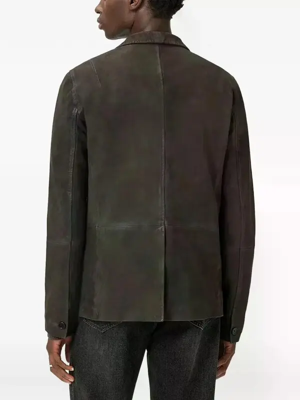 ALLSAINTS Monet Waxed Suede Blazer