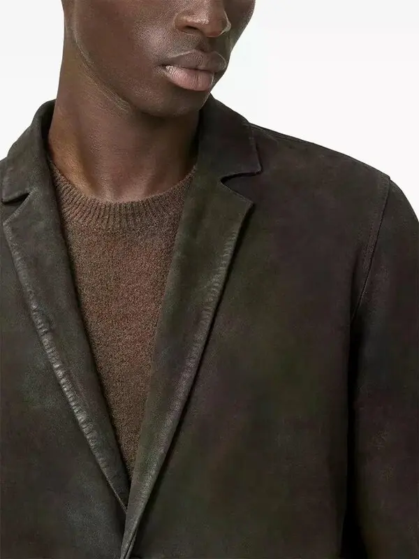 ALLSAINTS Monet Waxed Suede Blazer
