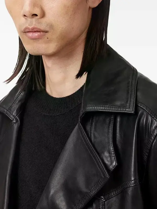 ALLSAINTS Kellett Leather Trench Coat