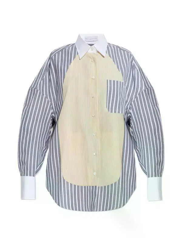 Stella McCartney Striped Paneled Shirt