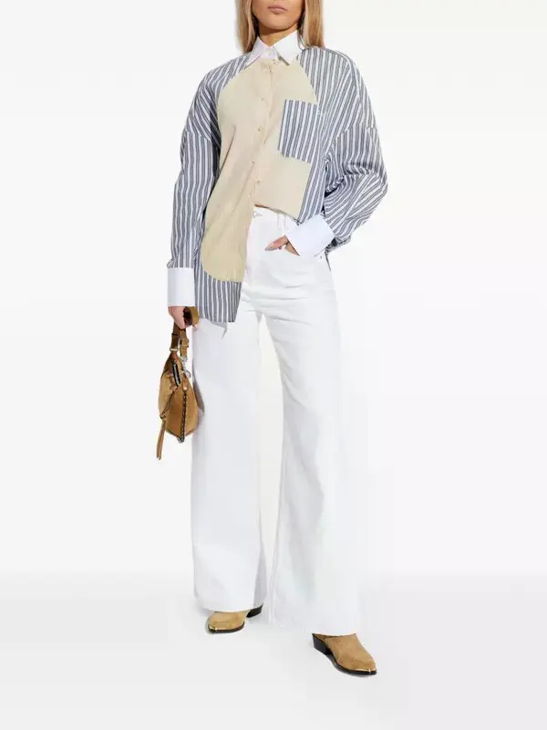 Stella McCartney Striped Paneled Shirt