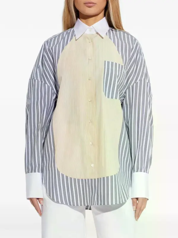 Stella McCartney Striped Paneled Shirt