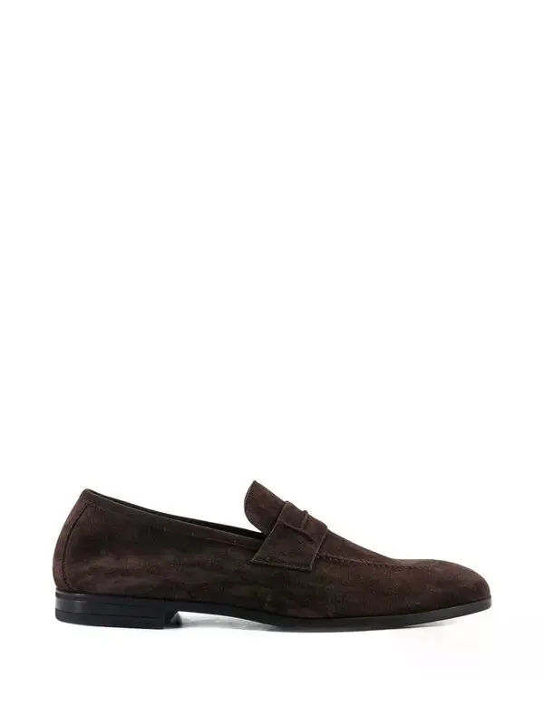 TOM FORD Suede Loafers - Brown