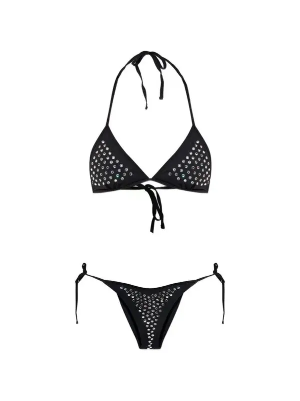 PARAMIDONNA Livia Crystal-embellished Bikini - Black