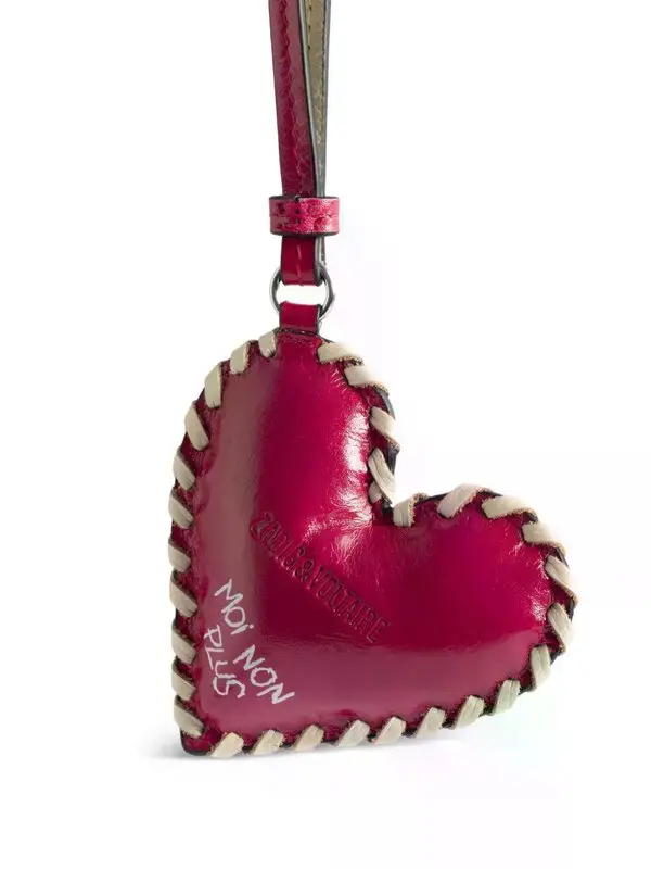 Zadig&Voltaire Heart Braided Keyring