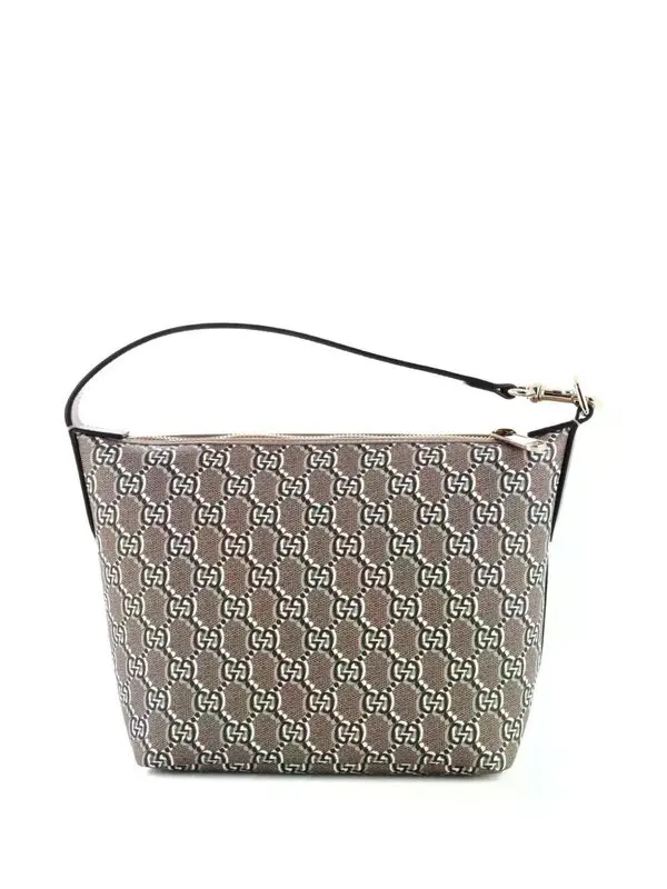 Gucci Ophidia Gg Shadow Coated Canvas Super Mini Hobo Bag - Brown