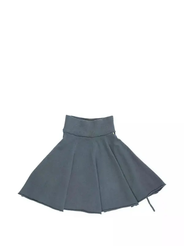 Extreme Cashmere A-line Mini Skirt