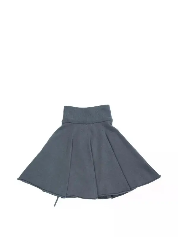 Extreme Cashmere A-line Mini Skirt
