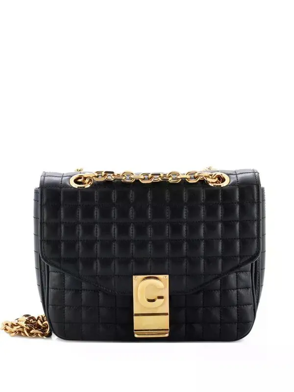 Celine C Bag Quilted Leather Shoulder Bag