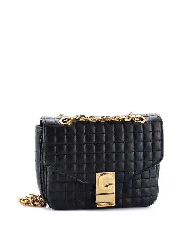 Celine C Bag Quilted Leather Shoulder Bag