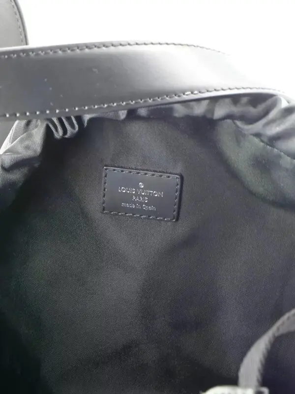 LOUIS VUITTON Cabas Light Drawstring Bag Monogram Eclipse Canvas