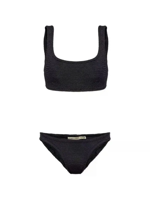 PARAMIDONNA Emily Textured Bikini Set - Black