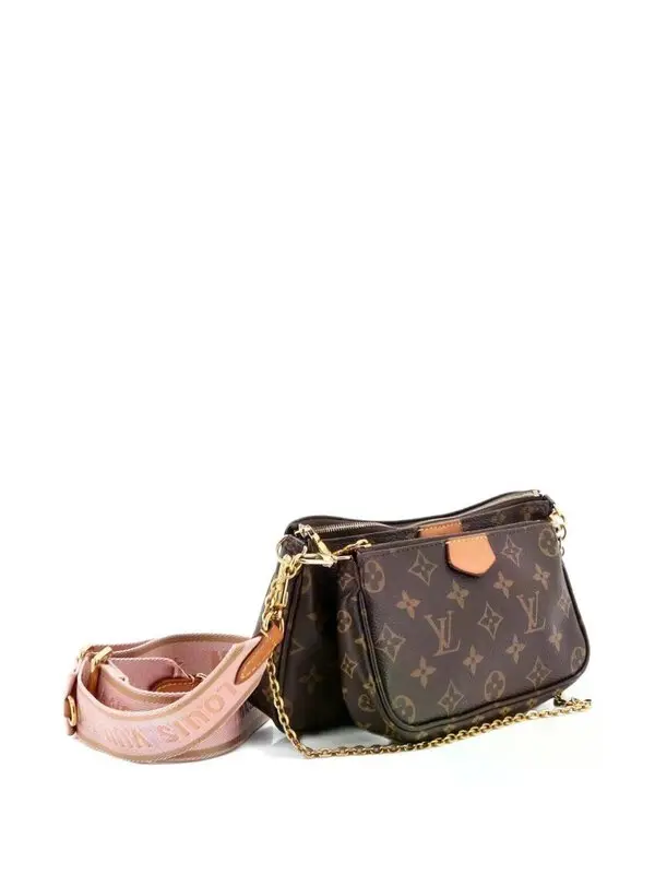 LOUIS VUITTON Multi Pochette Accessoires Monogram Canvas Crossbody Bag - Brown