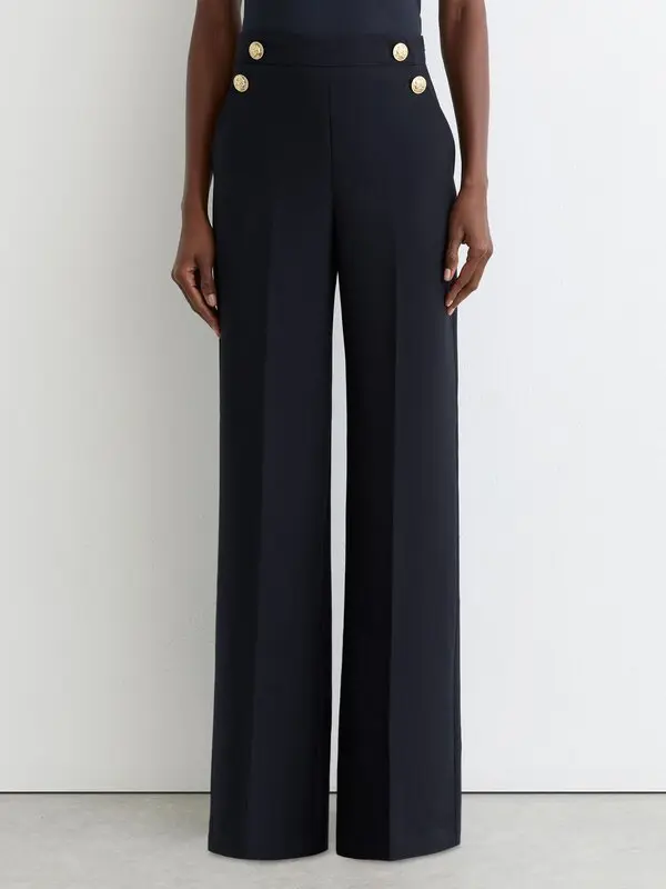 REISS Carley Wide-leg Trousers