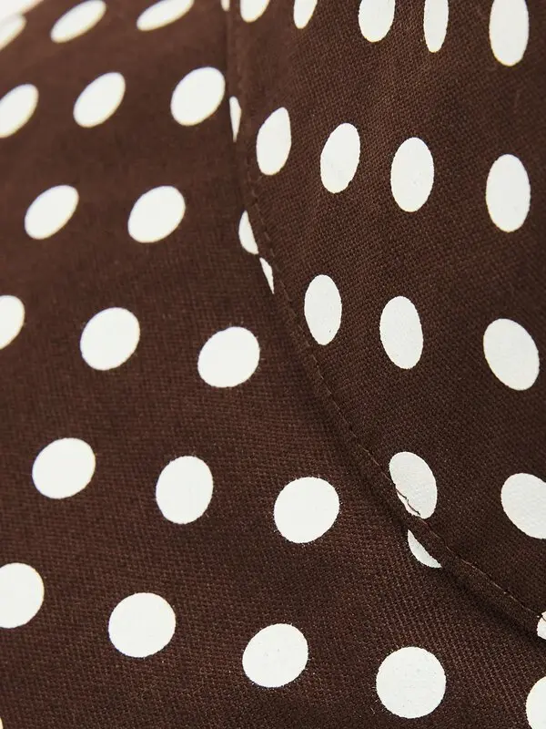 REISS Paloma Polka-dot Bucket Hat