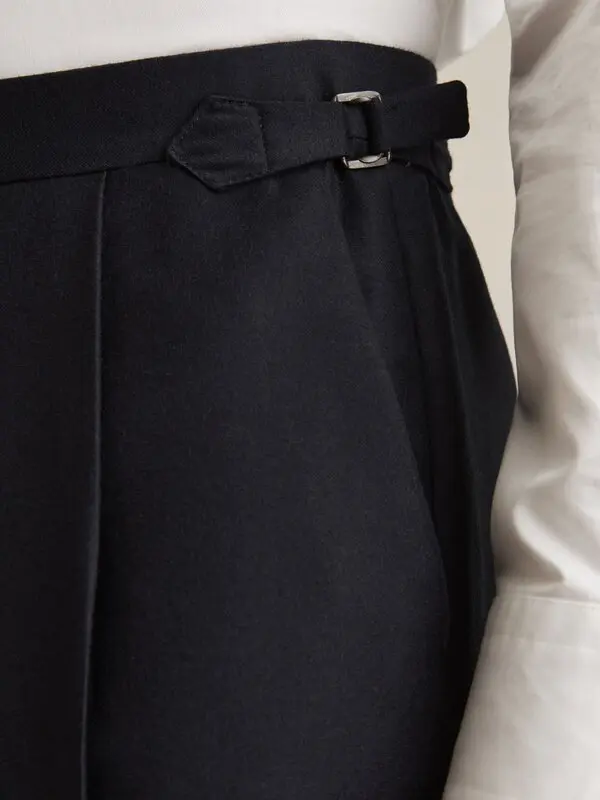 REISS Cantwell Stretch-cotton Tapered Trousers
